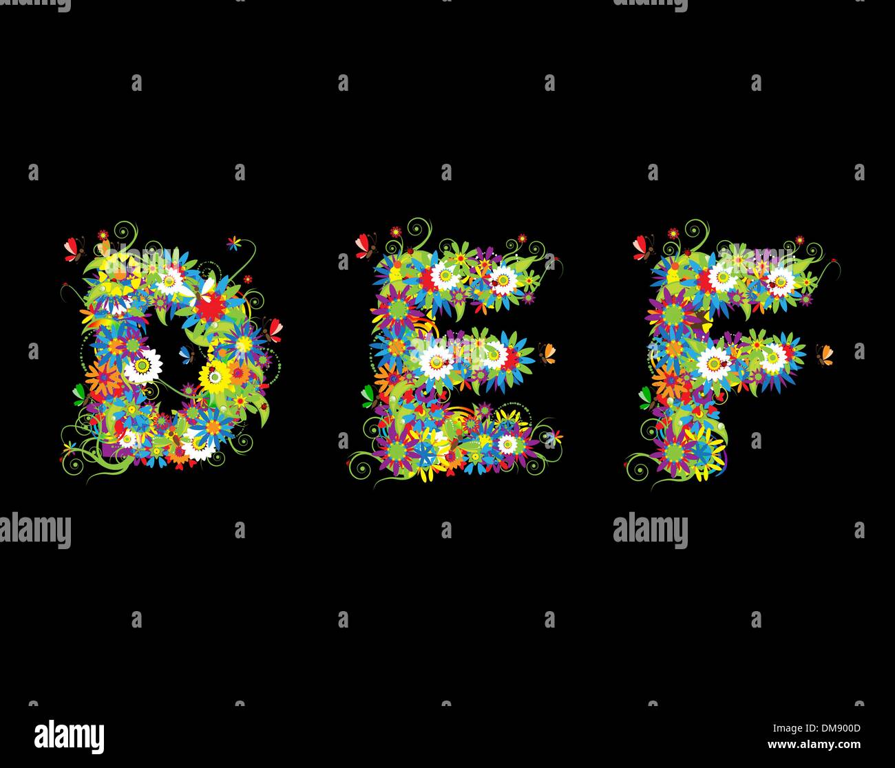 Alfabet Stock Vector Images - Alamy