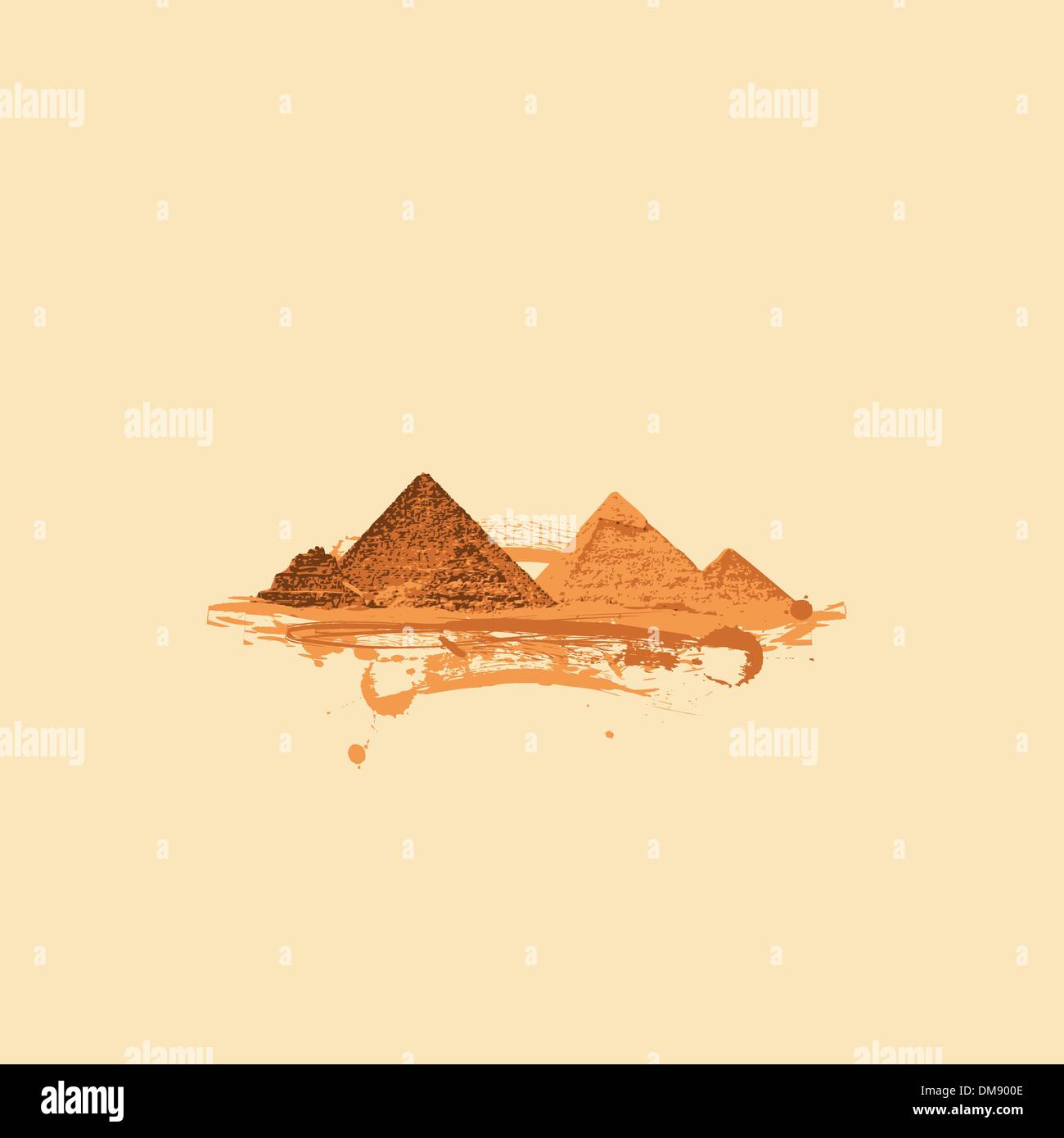 Desert background sahara in Stock Vector Images - Alamy