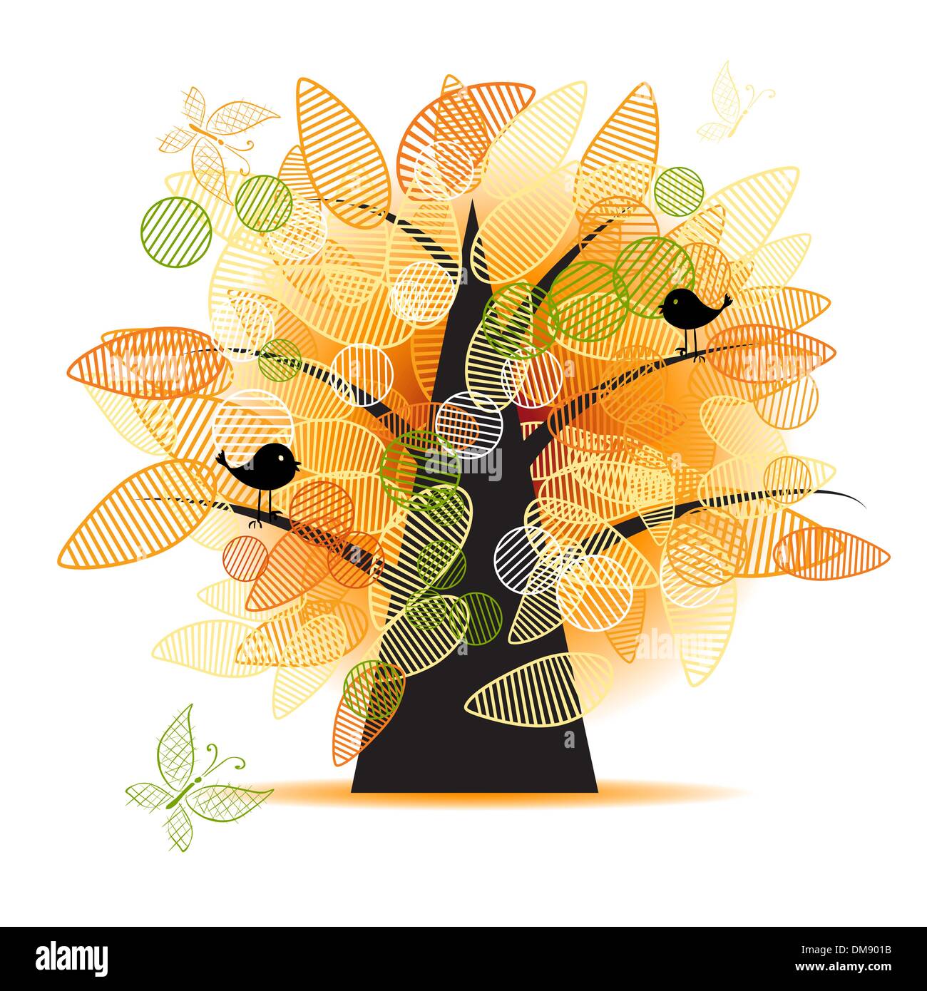 Art tree beautiful for your design Stock Vector Image & Art - Alamy