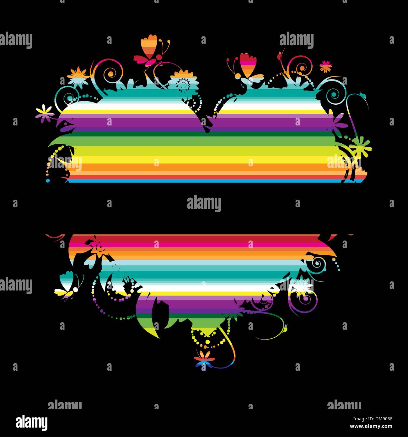 Floral heart shape for your design Stock Vector Image & Art - Alamy