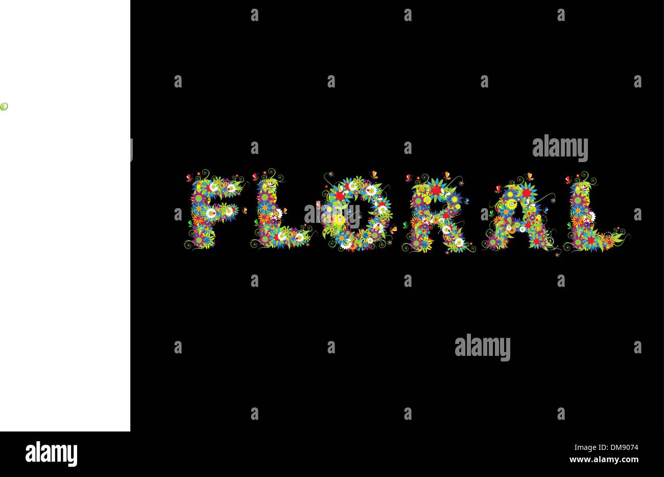 Floral design. See also letters in my gallery Stock Vector Image & Art ...