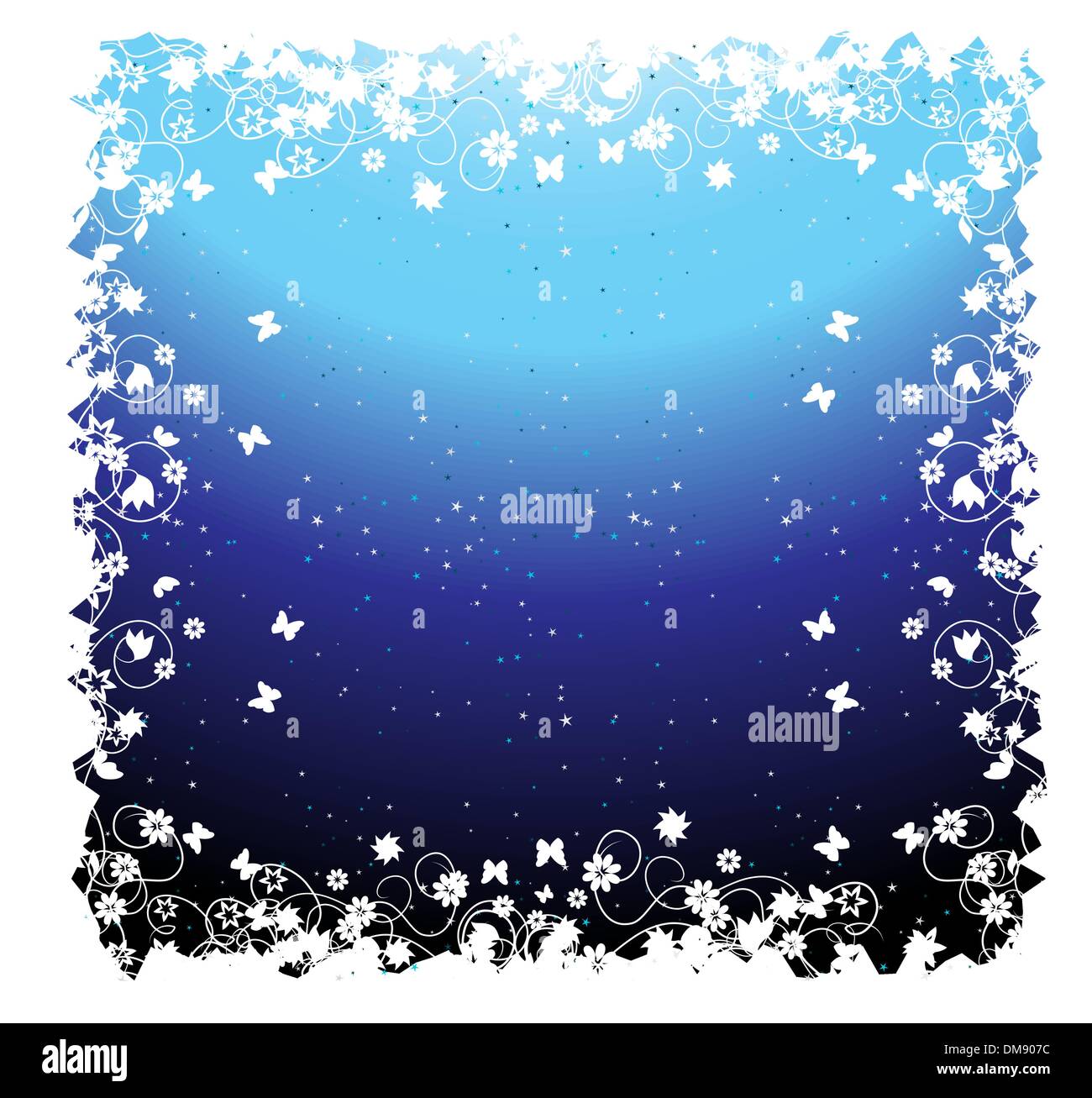 Abstract floral frame for your design Stock Vector Image & Art - Alamy