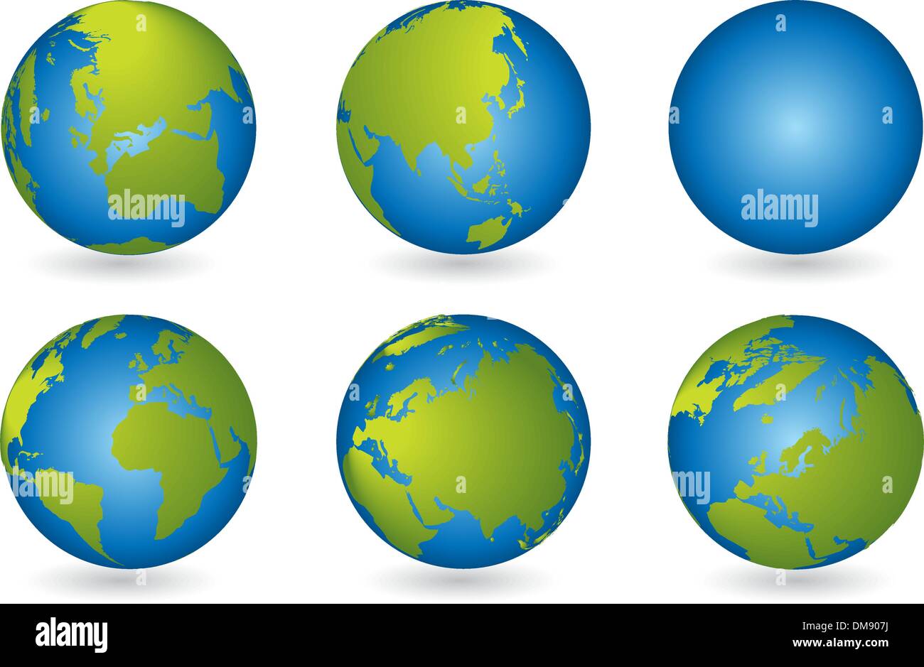 3d globe vector hi-res stock photography and images - Alamy