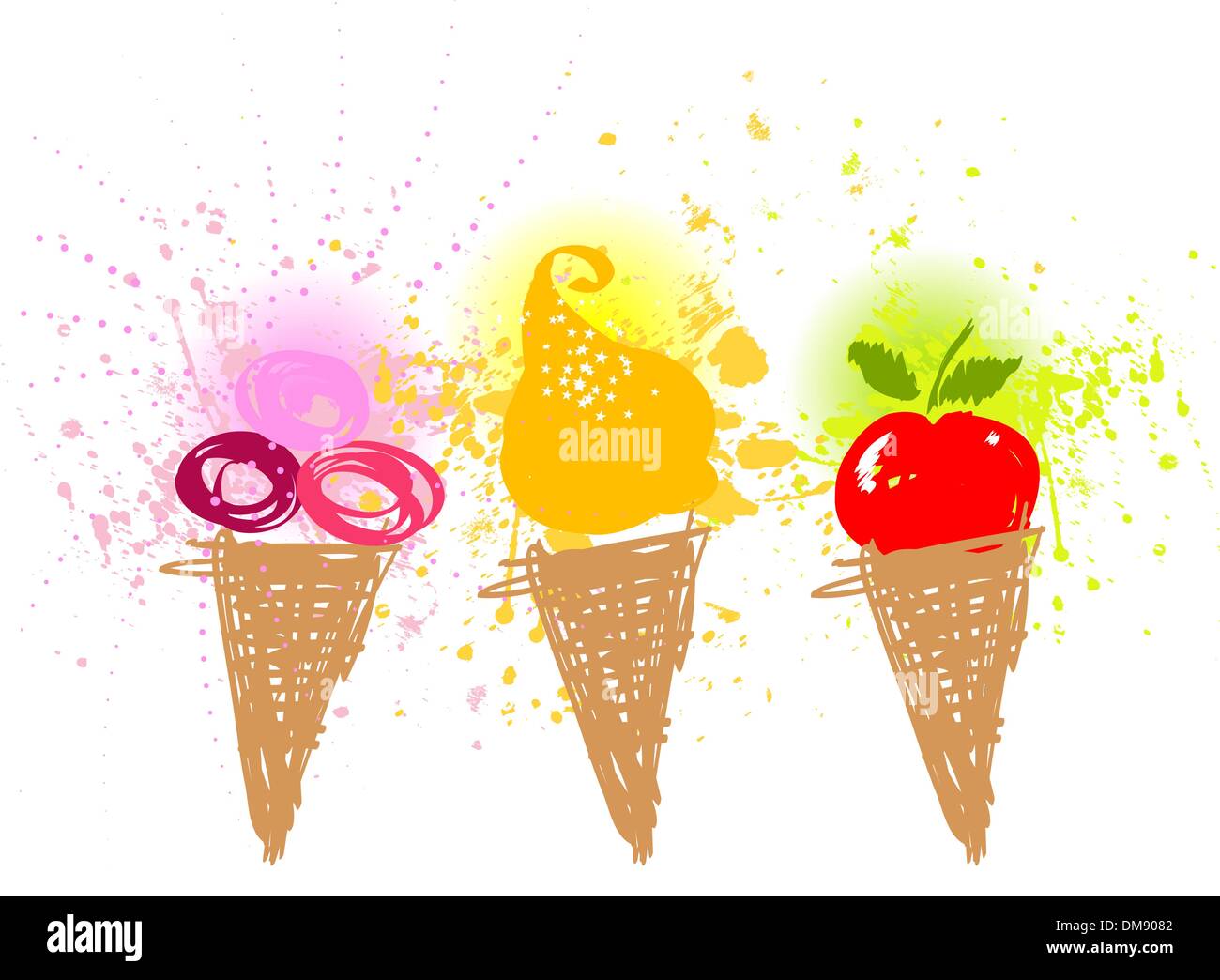Funny icecream, holiday Stock Vector Image & Art - Alamy