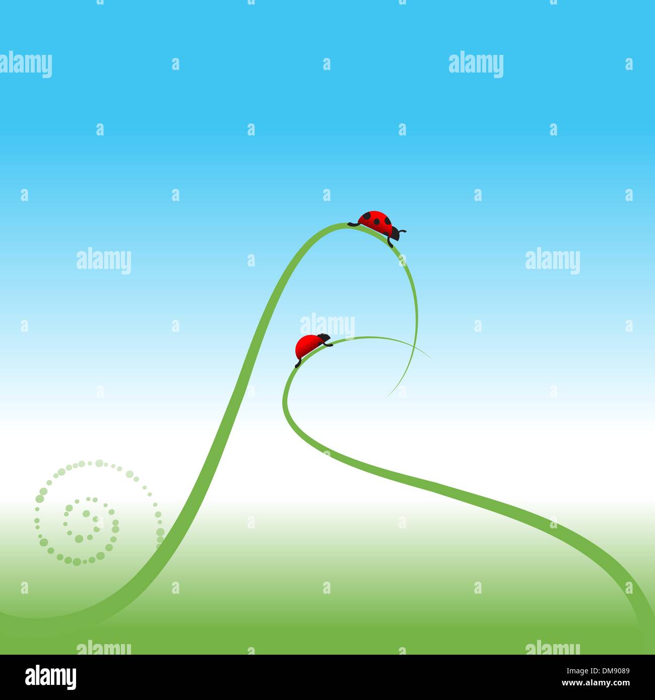 Ladybug, spring background Stock Vector Image & Art - Alamy