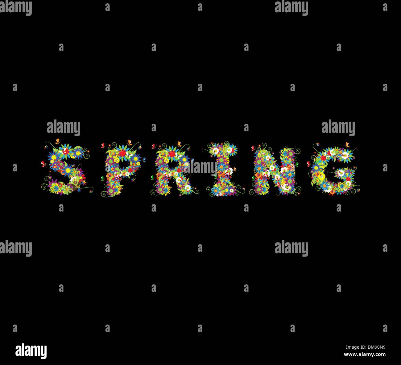 Alphabet letters painting hi-res stock photography and images - Alamy