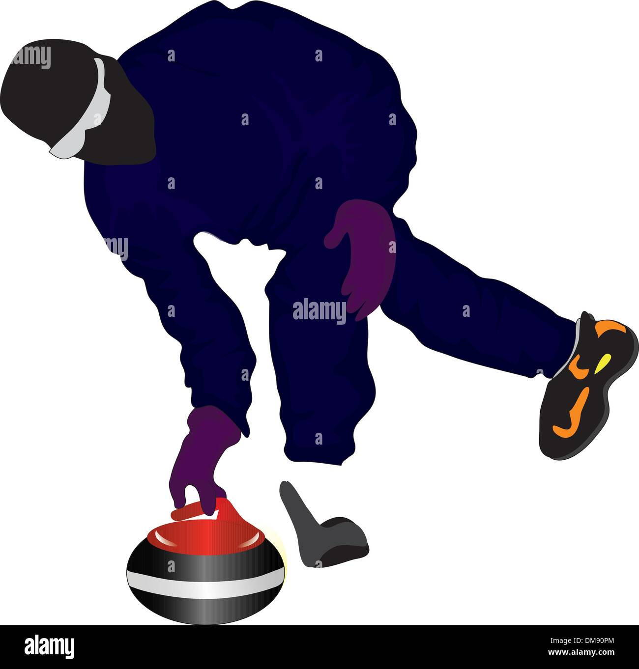 Curling sport illustration hi-res stock photography and images - Alamy