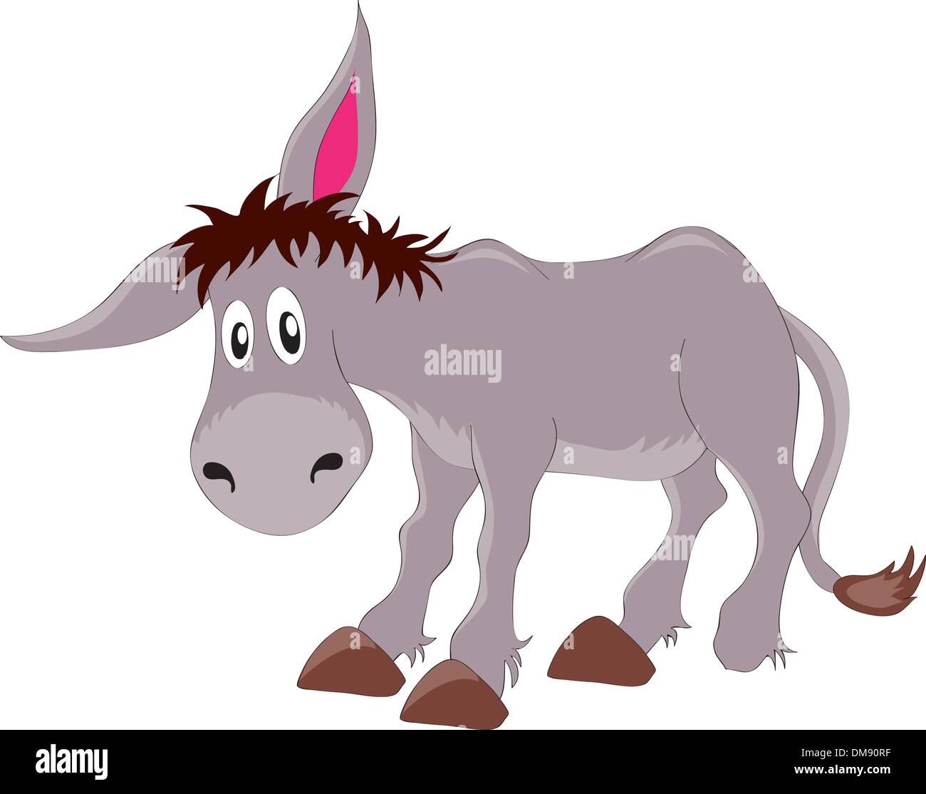 Donkey vector vectors hi-res stock photography and images - Alamy