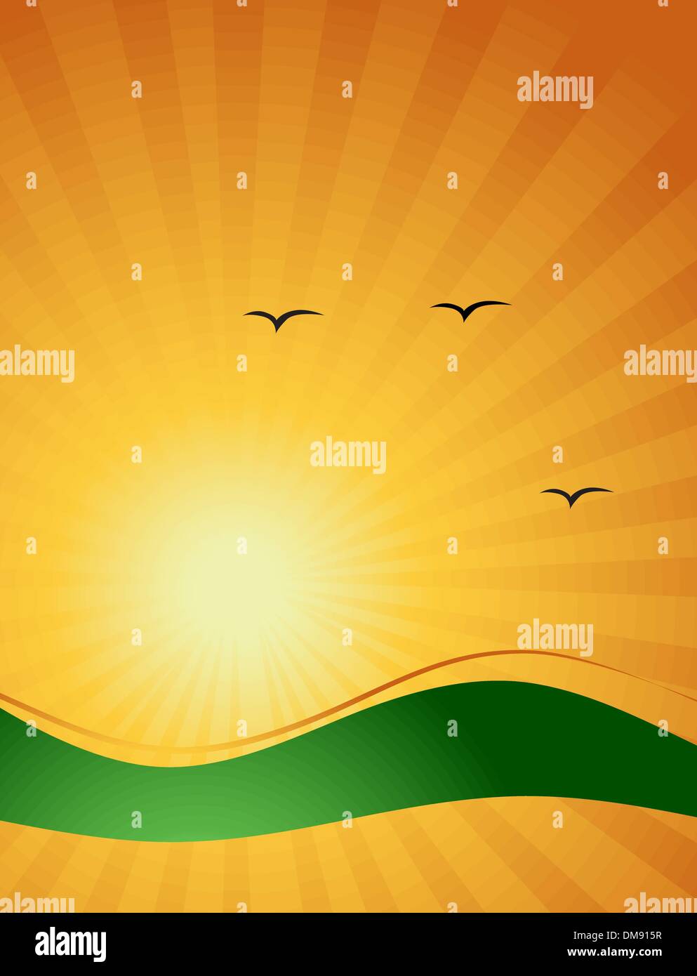 Sunset paintings hi-res stock photography and images - Alamy