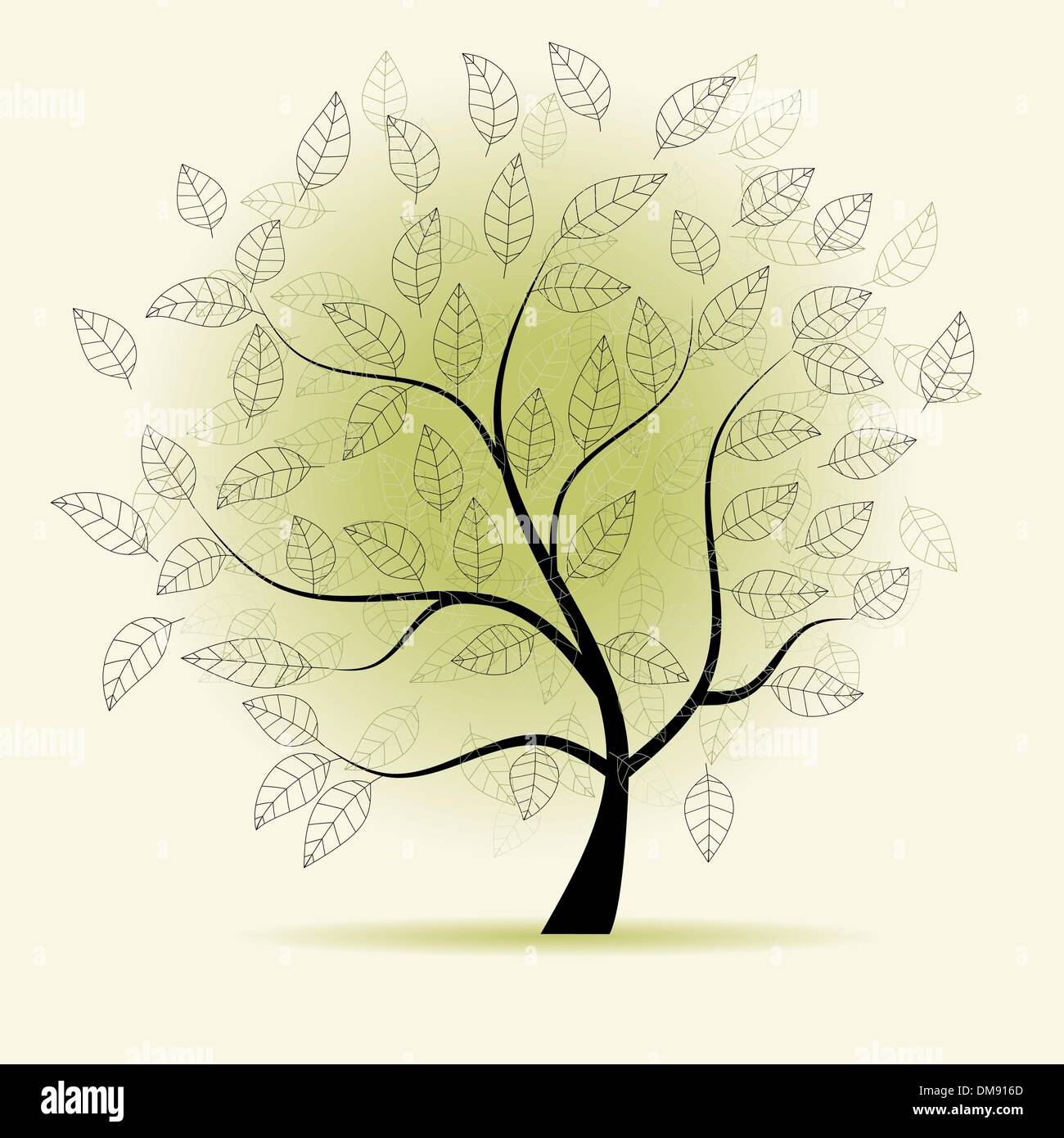 Art tree beautiful for your design Stock Vector Image & Art - Alamy