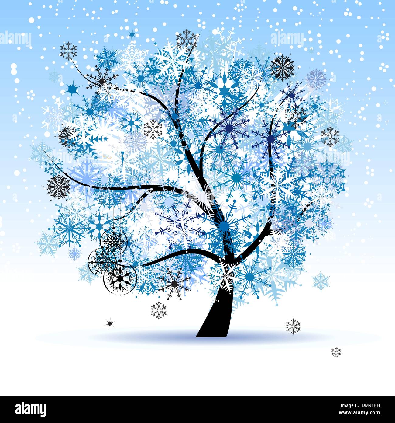 Snowflakes and christmas hi-res stock photography and images - Alamy