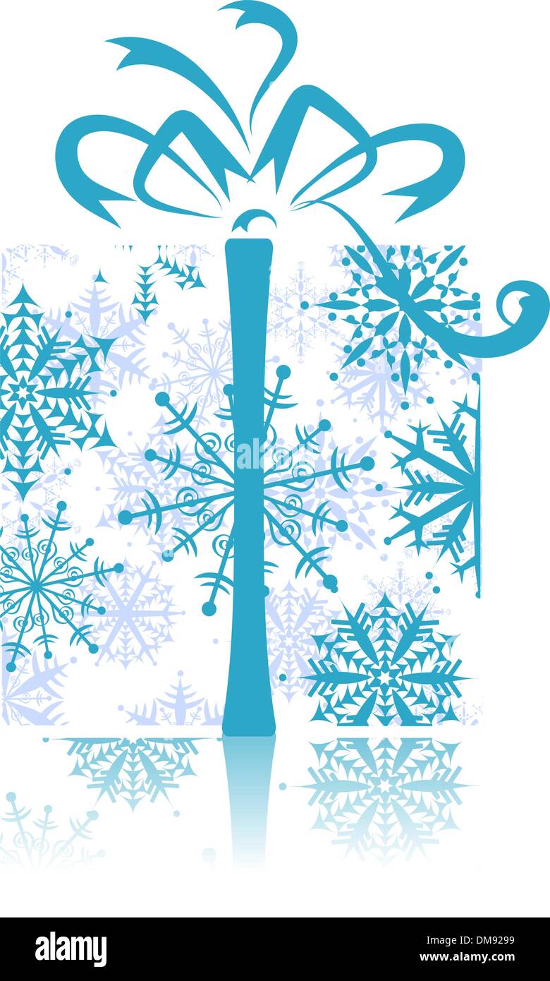 Gift christmas box star Stock Vector Images - Alamy