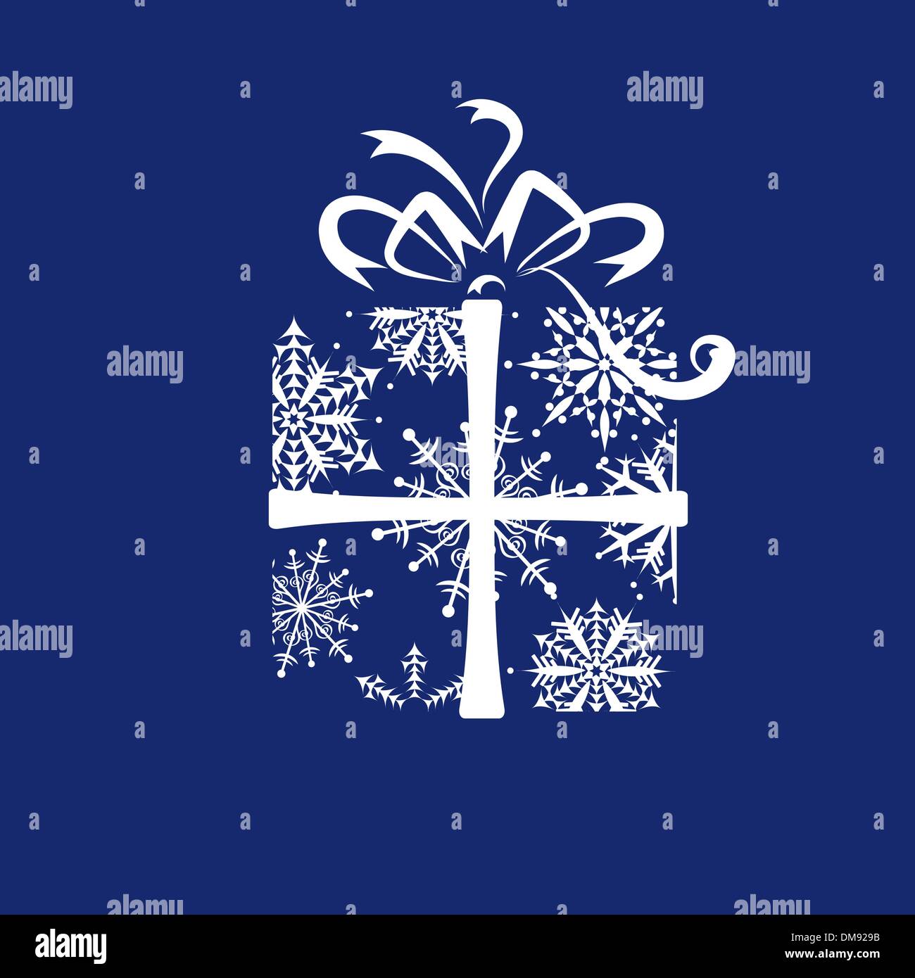 Christmas gift box cute Stock Vector Images - Alamy