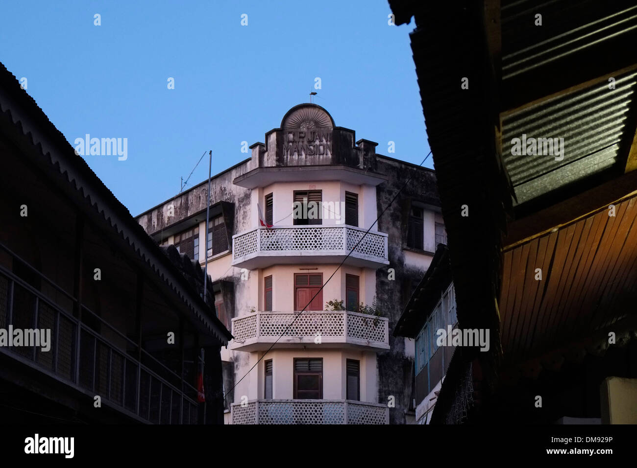 Typical architecture in Stone Town also known as Mji Mkongwe in the ...