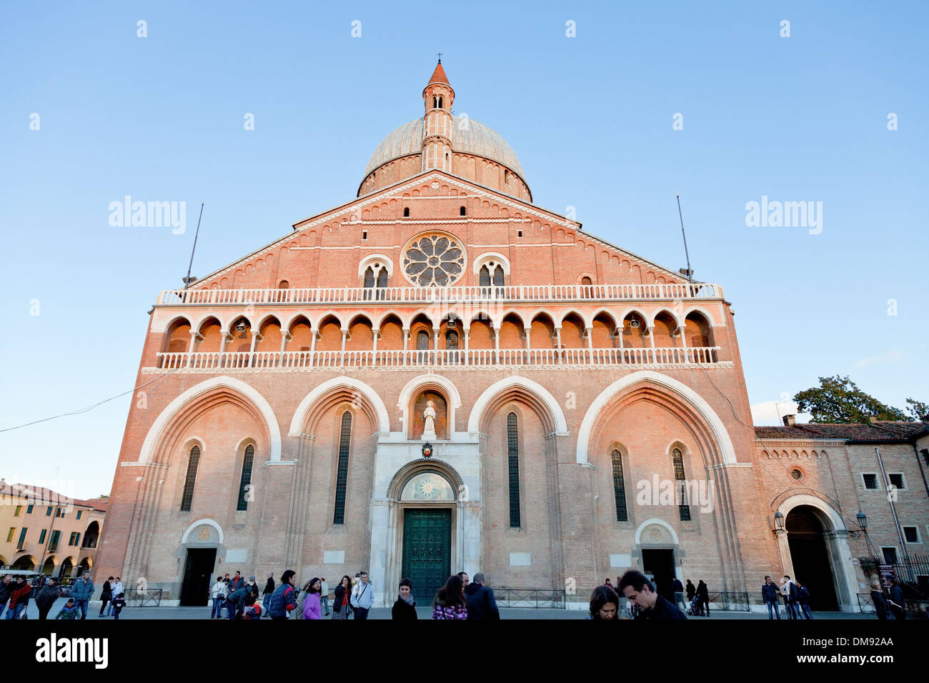 front view of Basilica di Sant Antonio da Padova, in Padua, Italy Stock ...