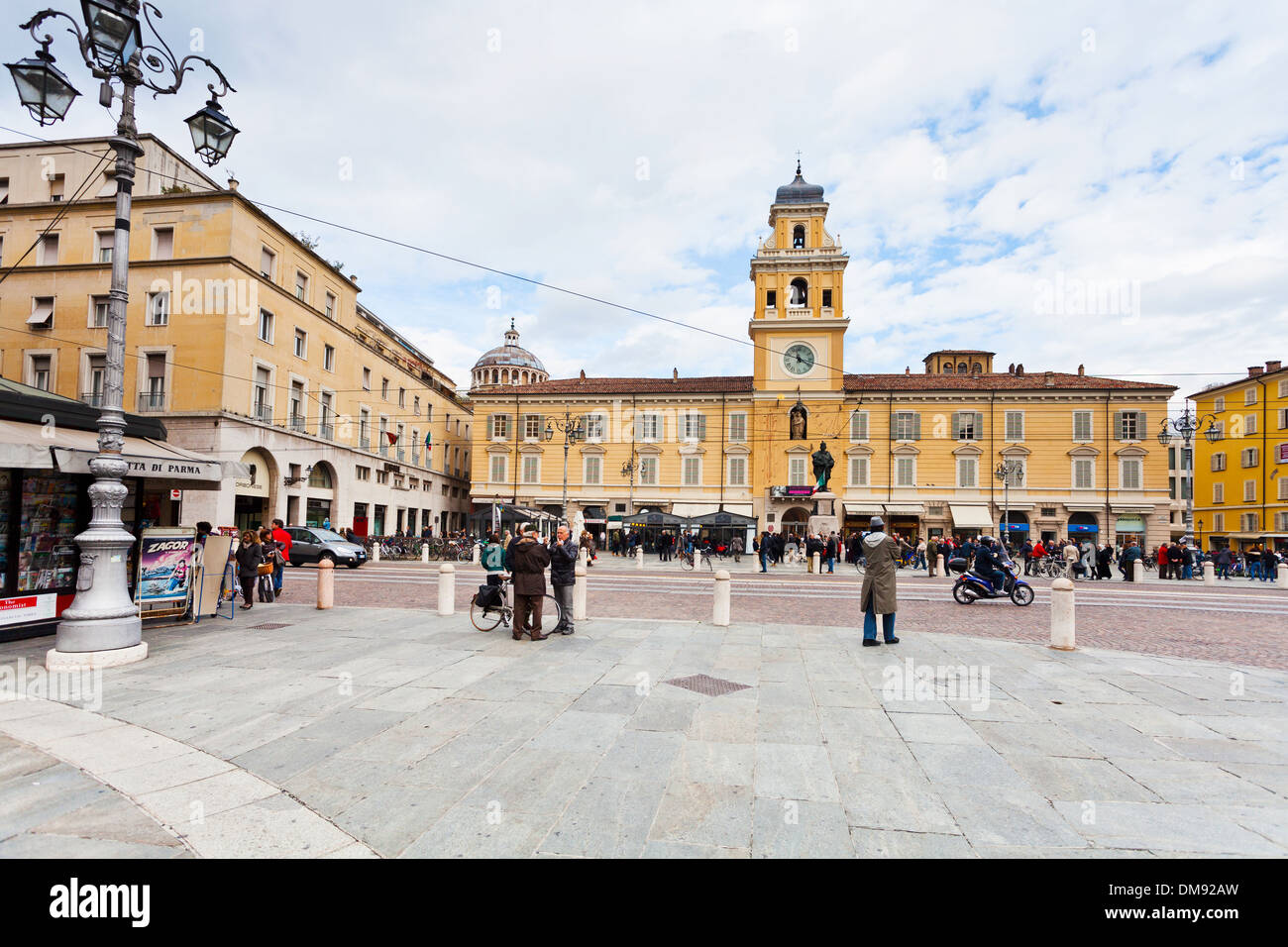 Piazza Garibaldi Parma in Parma, Italy Stock Photo, Royalty Free Image ...