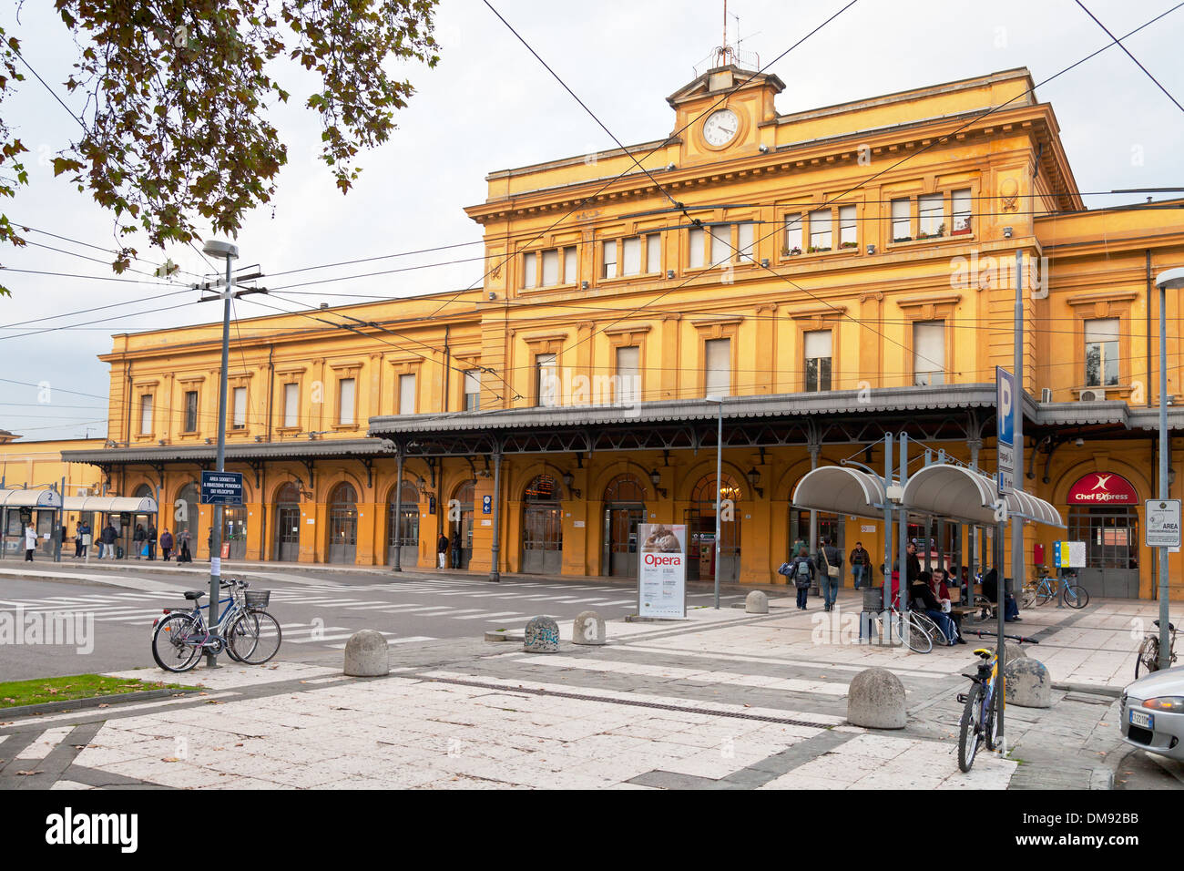 railway station building in Modena, Italy Stock Photo - Alamy
