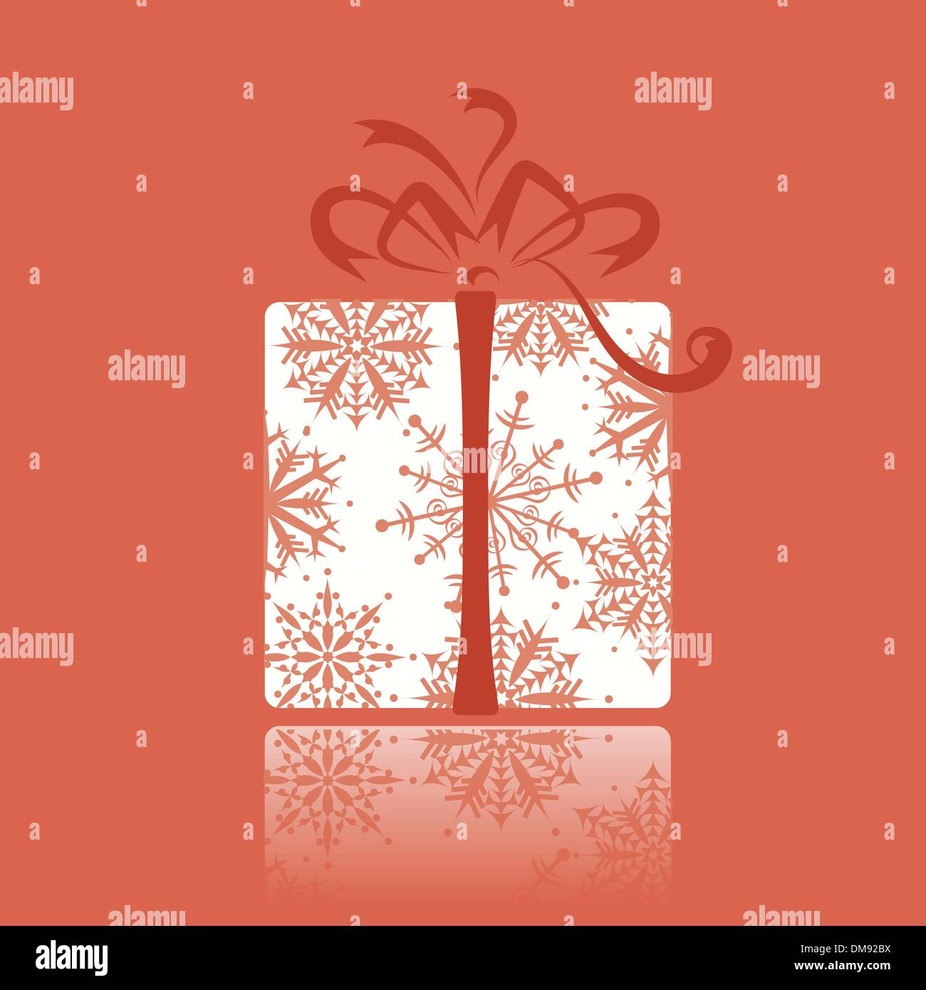 Christmas gift box Stock Vector Image & Art - Alamy