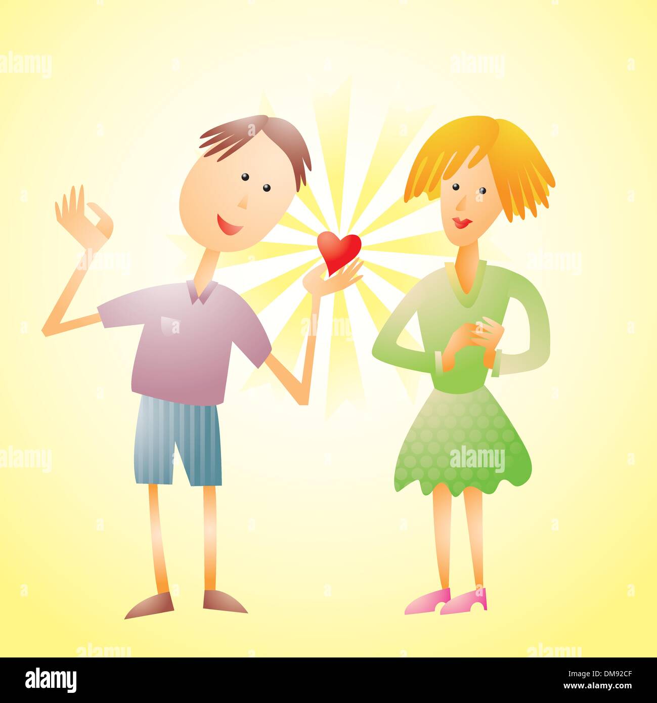 Woman but give you Stock Vector Images - Alamy