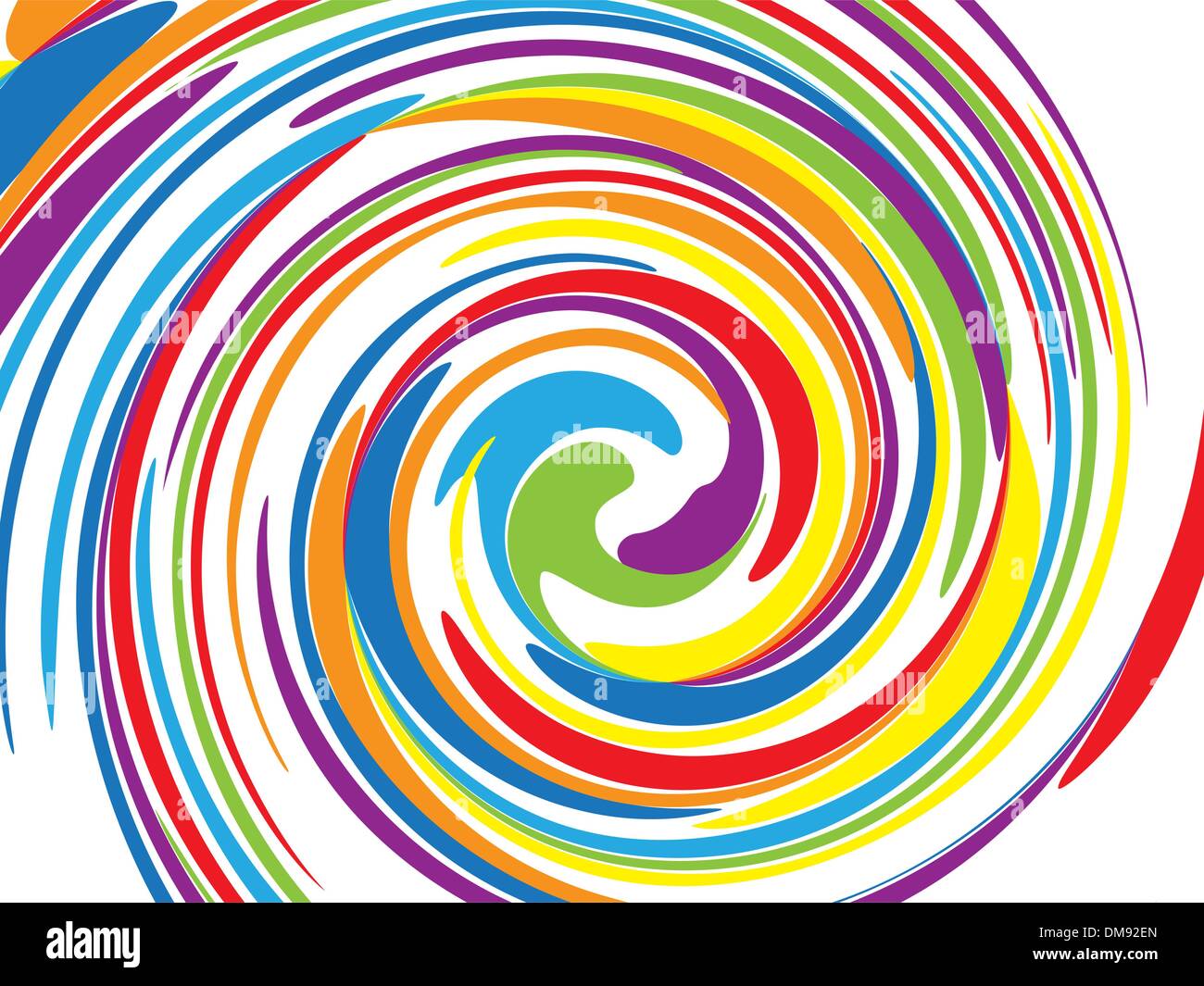 Abstract green swirl paint Stock Vector Images - Alamy