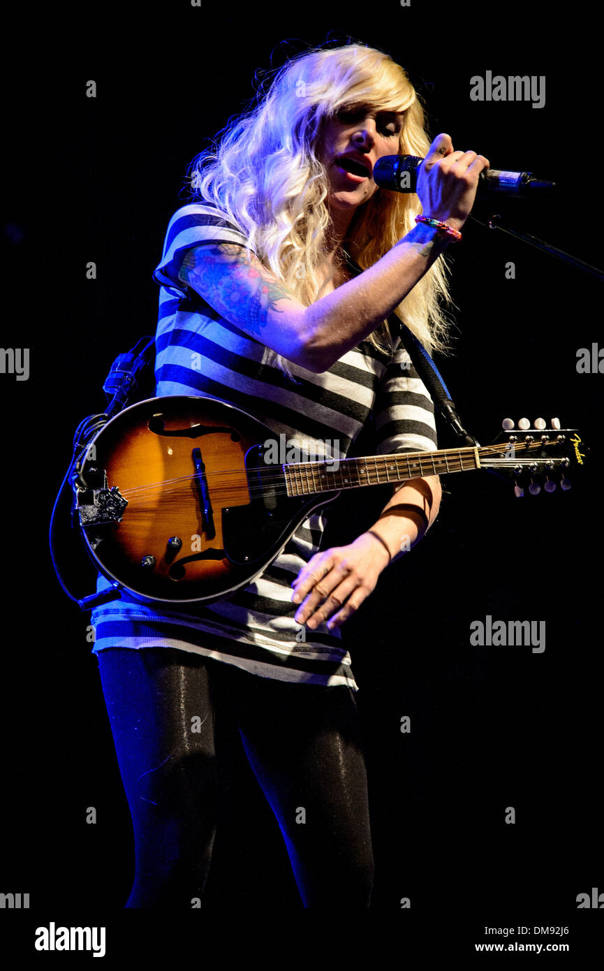 Toronto, Ontario, Canada. 12th Dec, 2013. Member of Canadian rock band ...