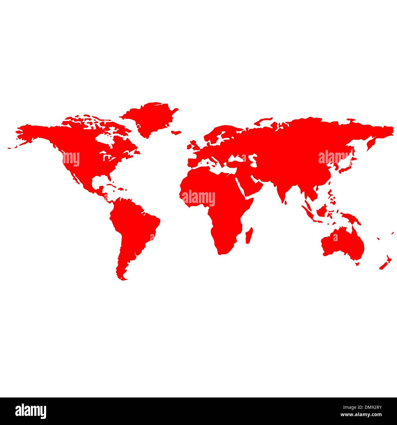 Black world map vector Stock Vector Images - Alamy