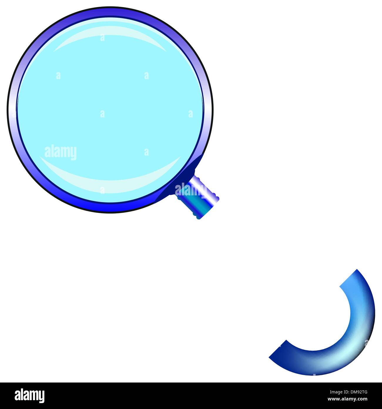 Blue glass background Stock Vector Images - Alamy