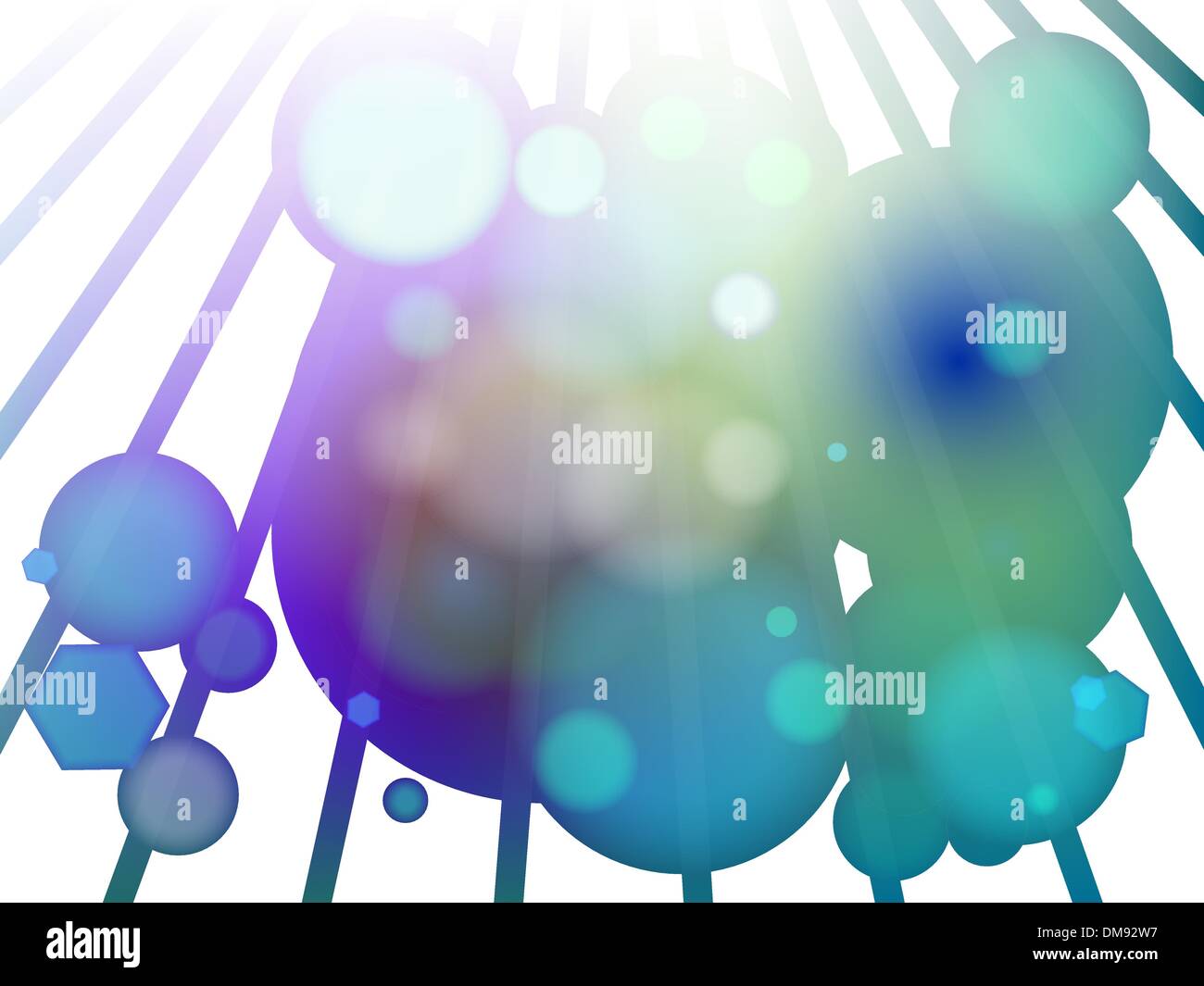 Soft blue unfocused background Stock Vector Images - Alamy
