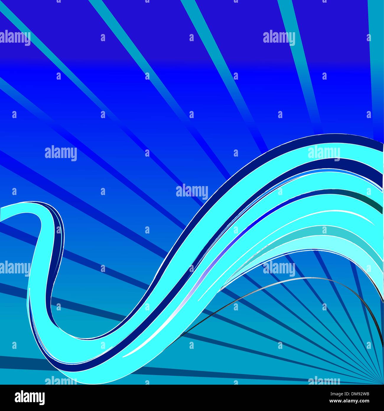 Dynamic water painting Stock Vector Images - Alamy