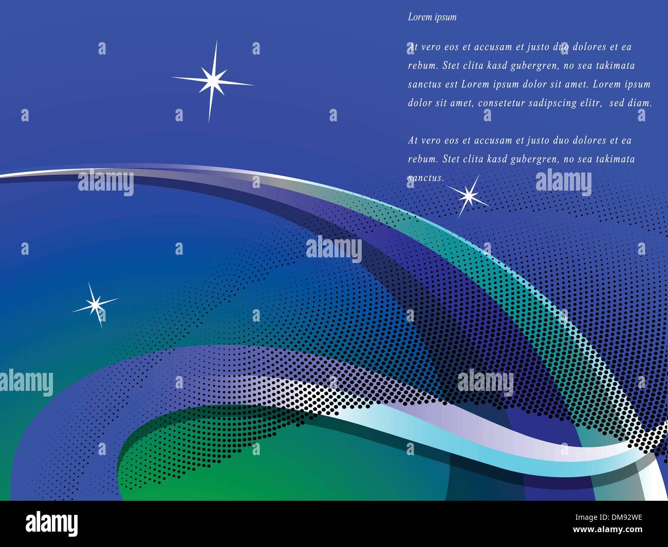 blue wavy background Stock Vector Image & Art - Alamy