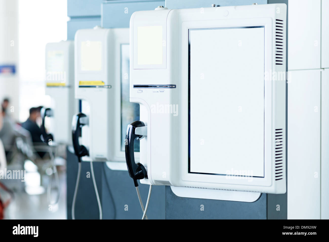 Payphone airport hi-res stock photography and images - Alamy