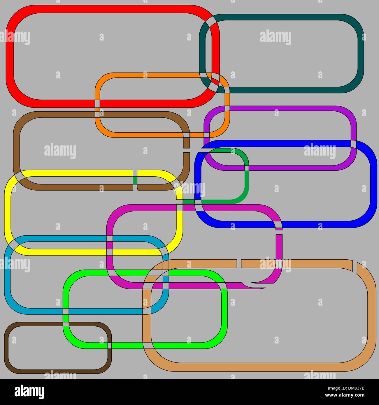 chain in colors Stock Vector Image & Art - Alamy