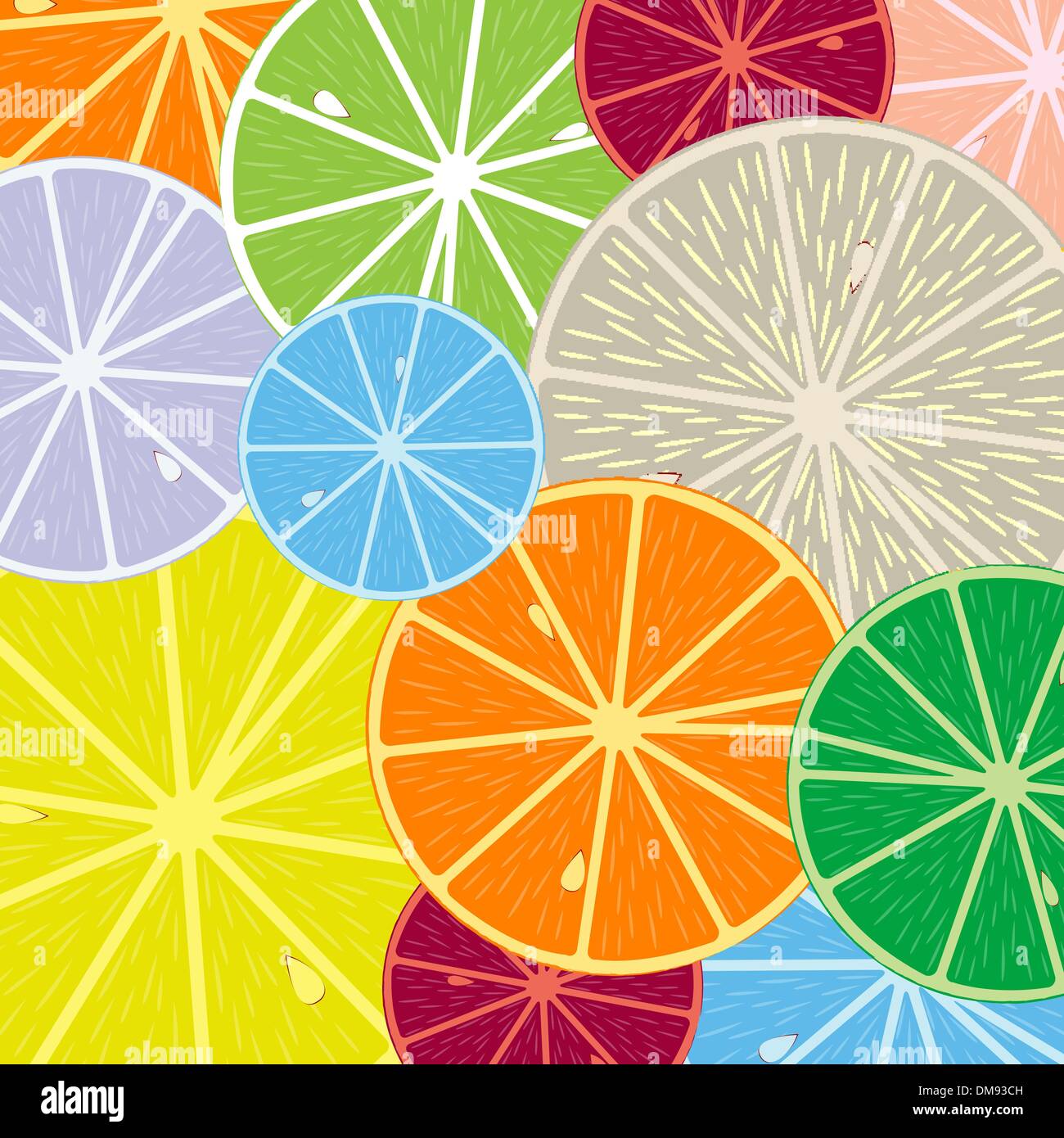 Citrics pattern Stock Vector Images - Alamy