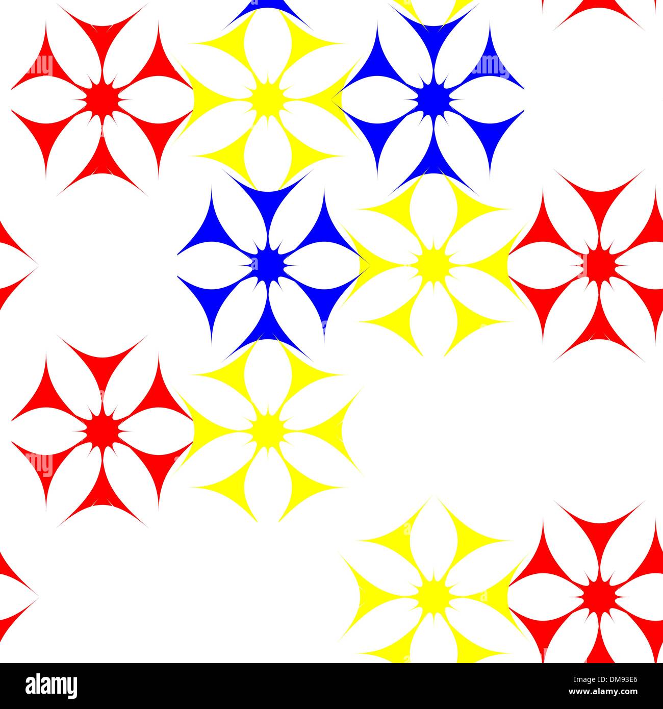colored flowers seamless pattern Stock Vector Image & Art - Alamy