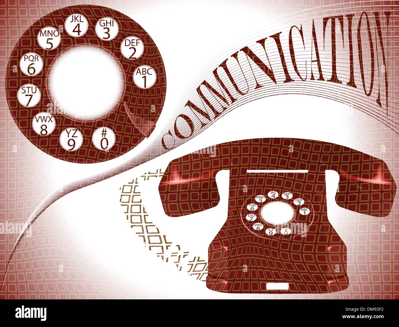 Communication abstract art Stock Vector Images - Alamy