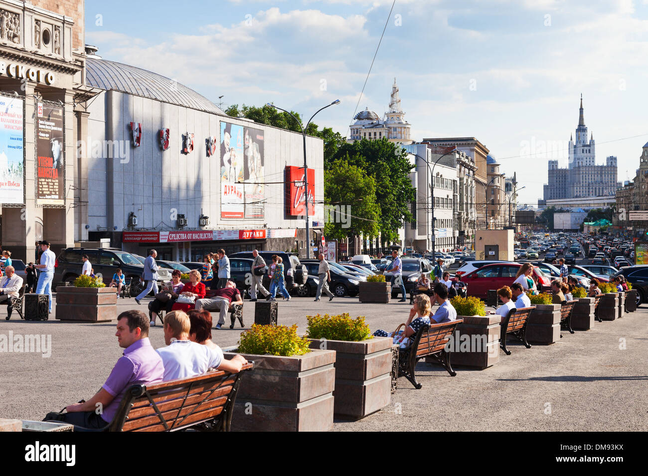 Triumphalnaya square hi-res stock photography and images - Alamy