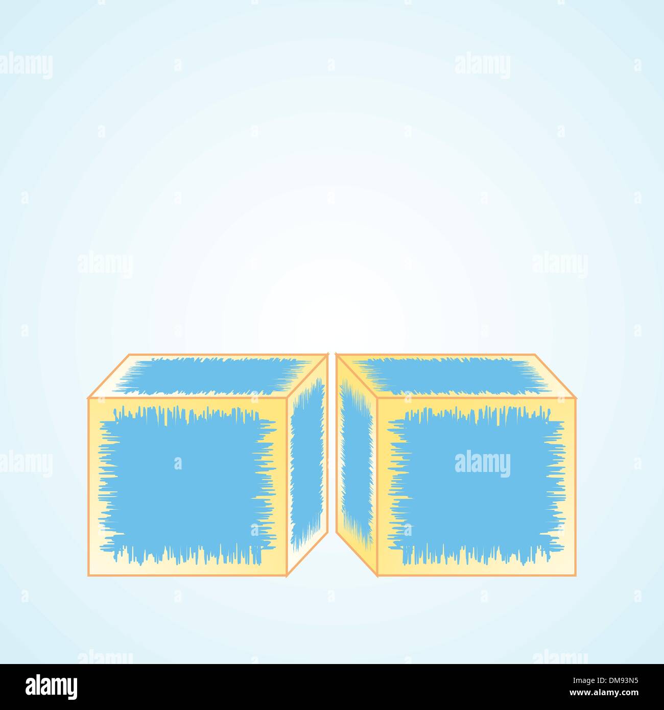 cubes alphabet O Stock Vector Image & Art - Alamy