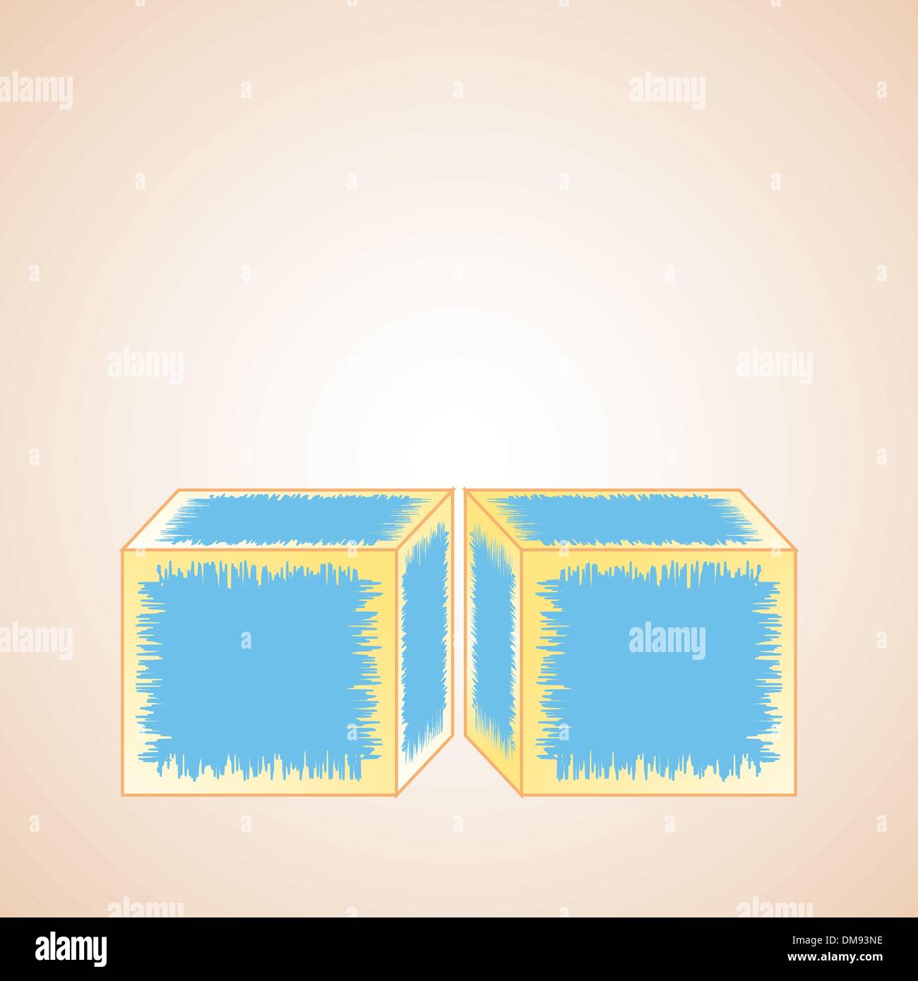 Yellow orange blue alphabet Stock Vector Images - Alamy