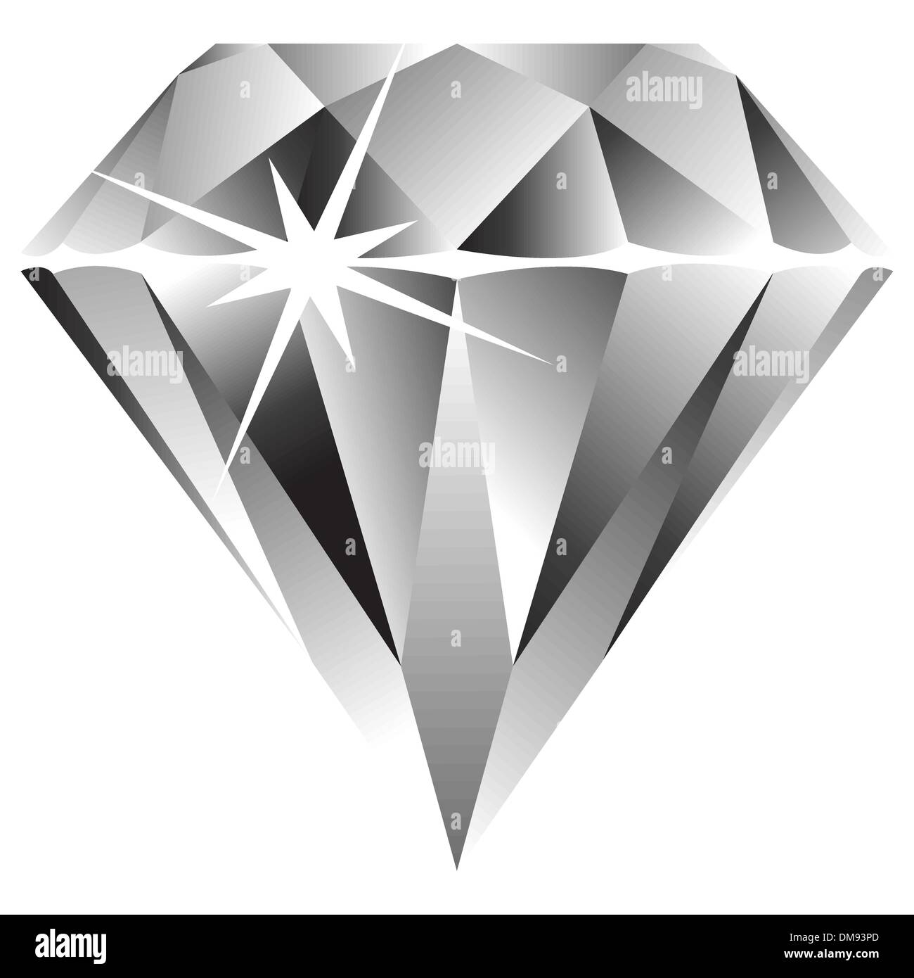 Diamond white background Stock Vector Images - Alamy