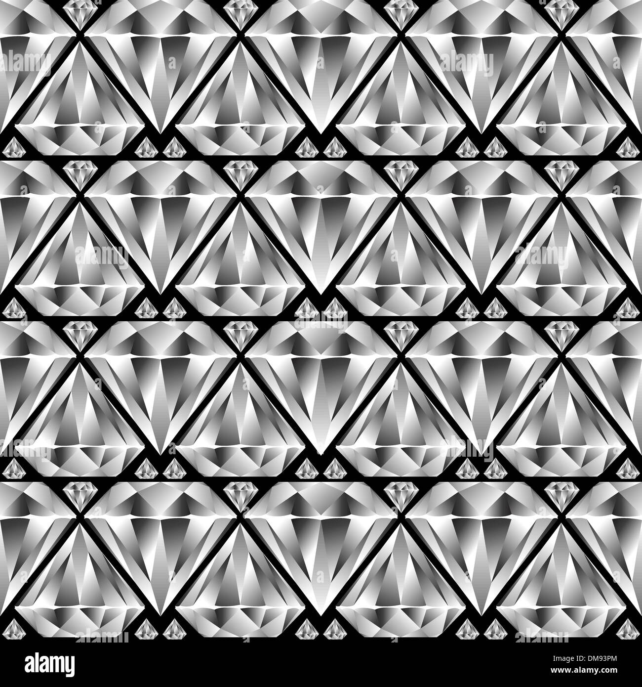 Vector diamond art Black and White Stock Photos & Images - Alamy