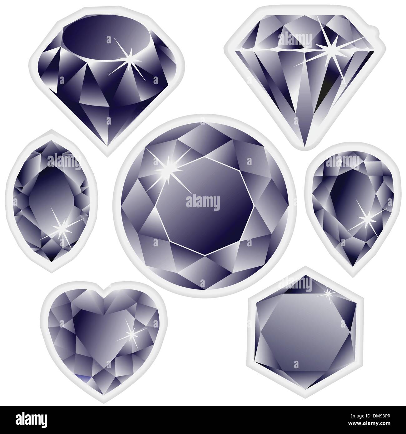 Diamonds background Stock Vector Images - Alamy