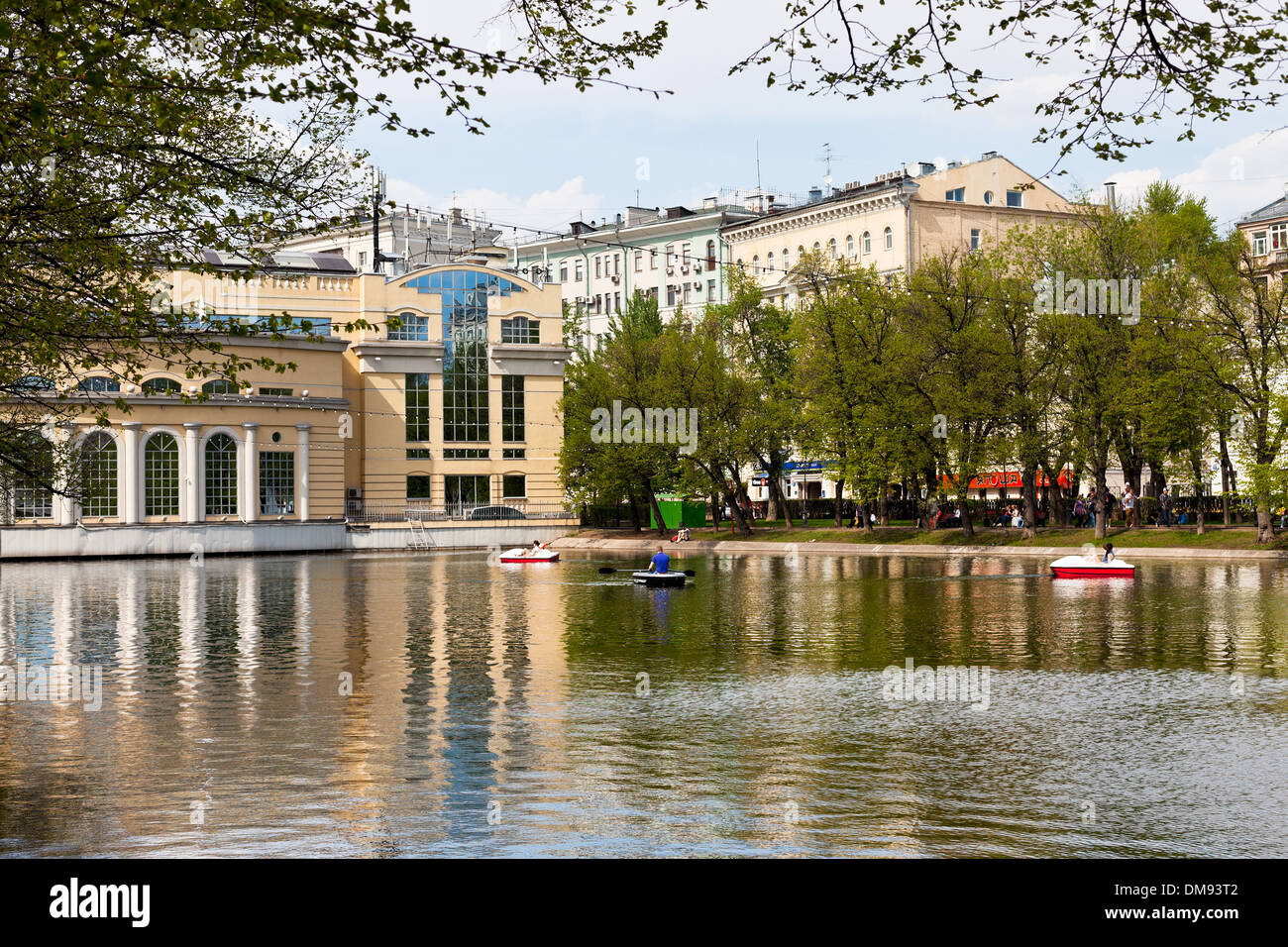 Clean Ponds (Chistye Prudy) in Moscow, Russia Stock Photo - Alamy