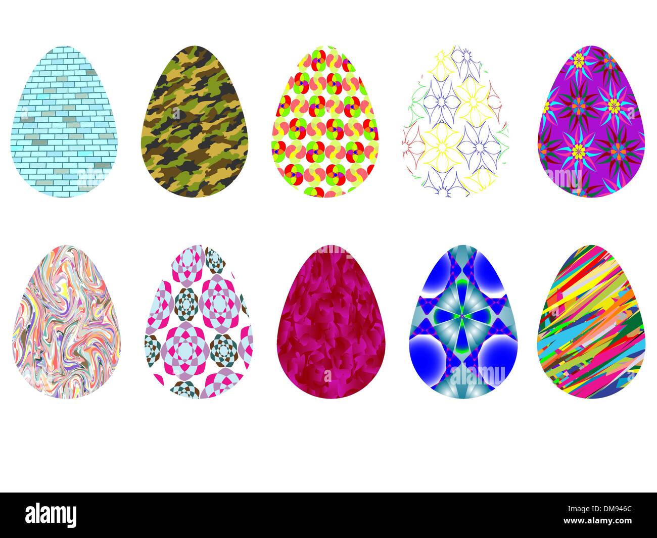 easter eggs design Stock Vector Image & Art - Alamy