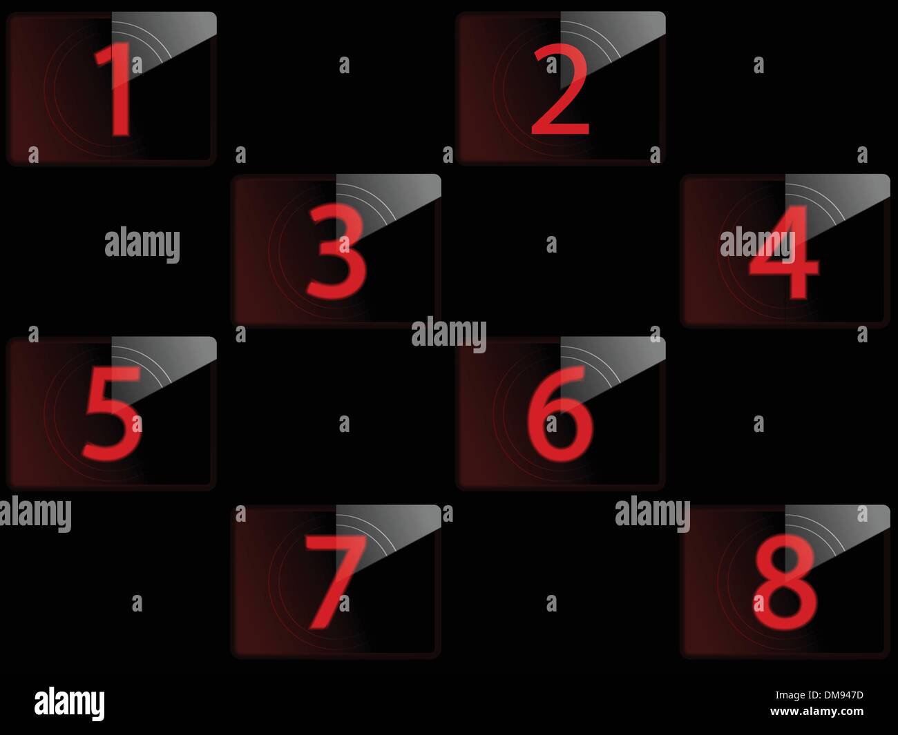 Countdown vector vectors hi-res stock photography and images - Alamy