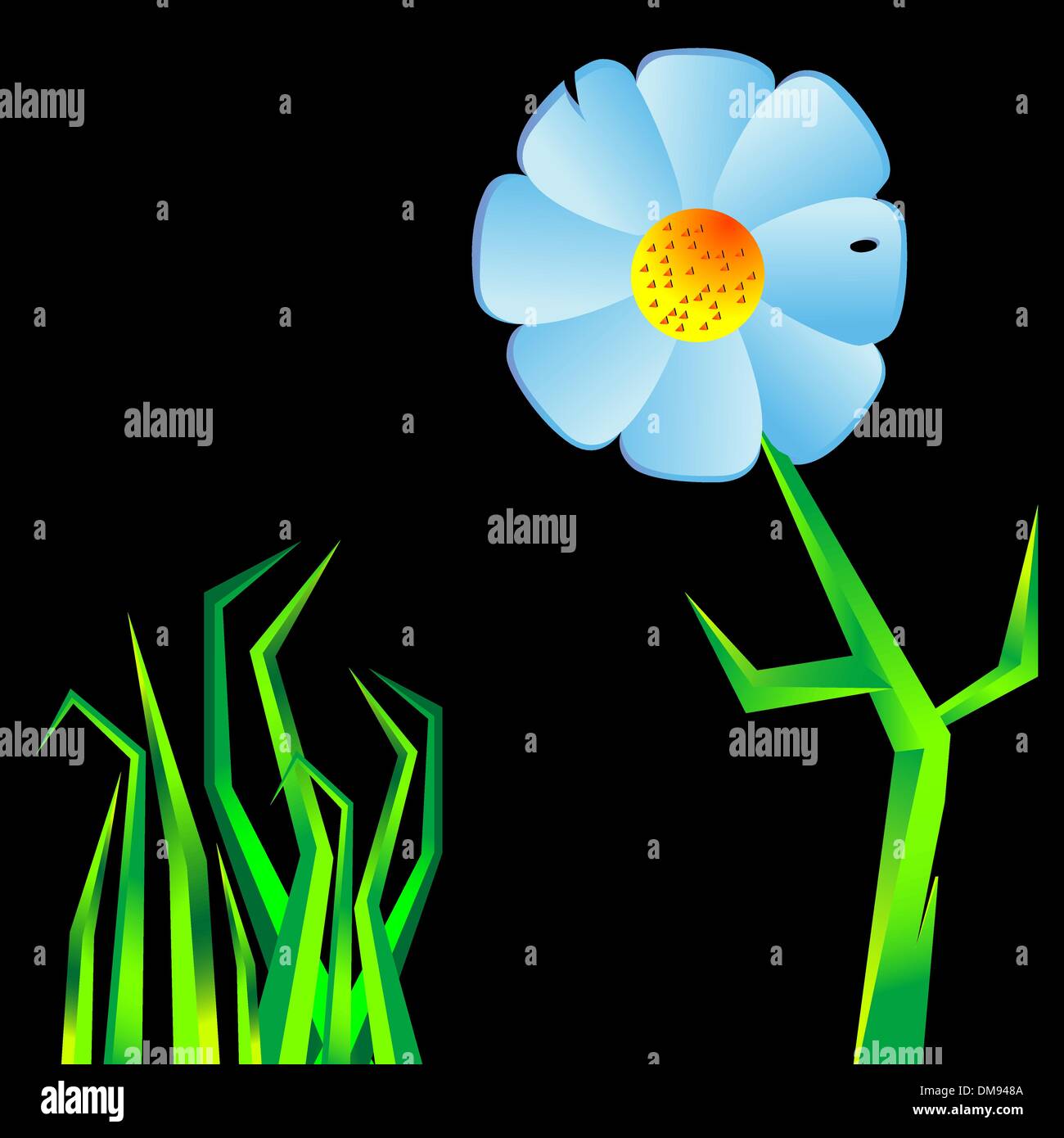 Geometric flower vector hi-res stock photography and images - Alamy