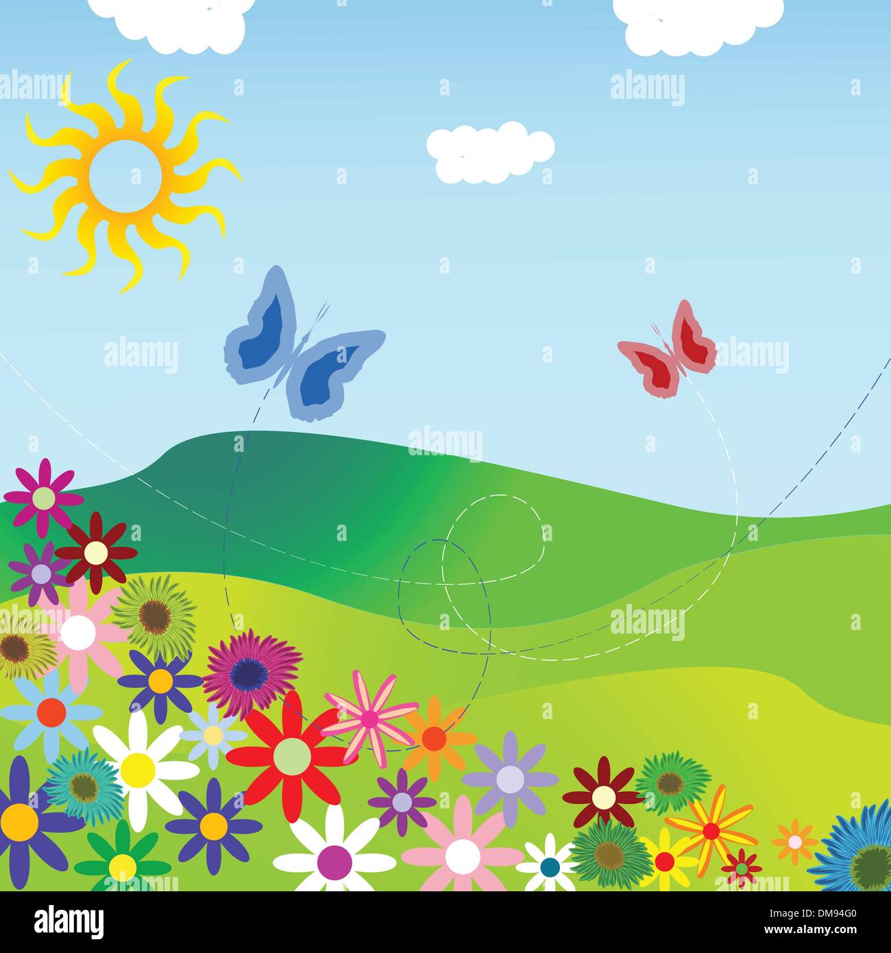 Herb flowers Stock Vector Images - Alamy