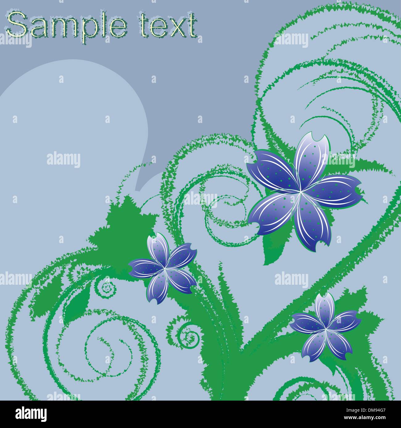 Foliage and flowers Stock Vector Images - Alamy