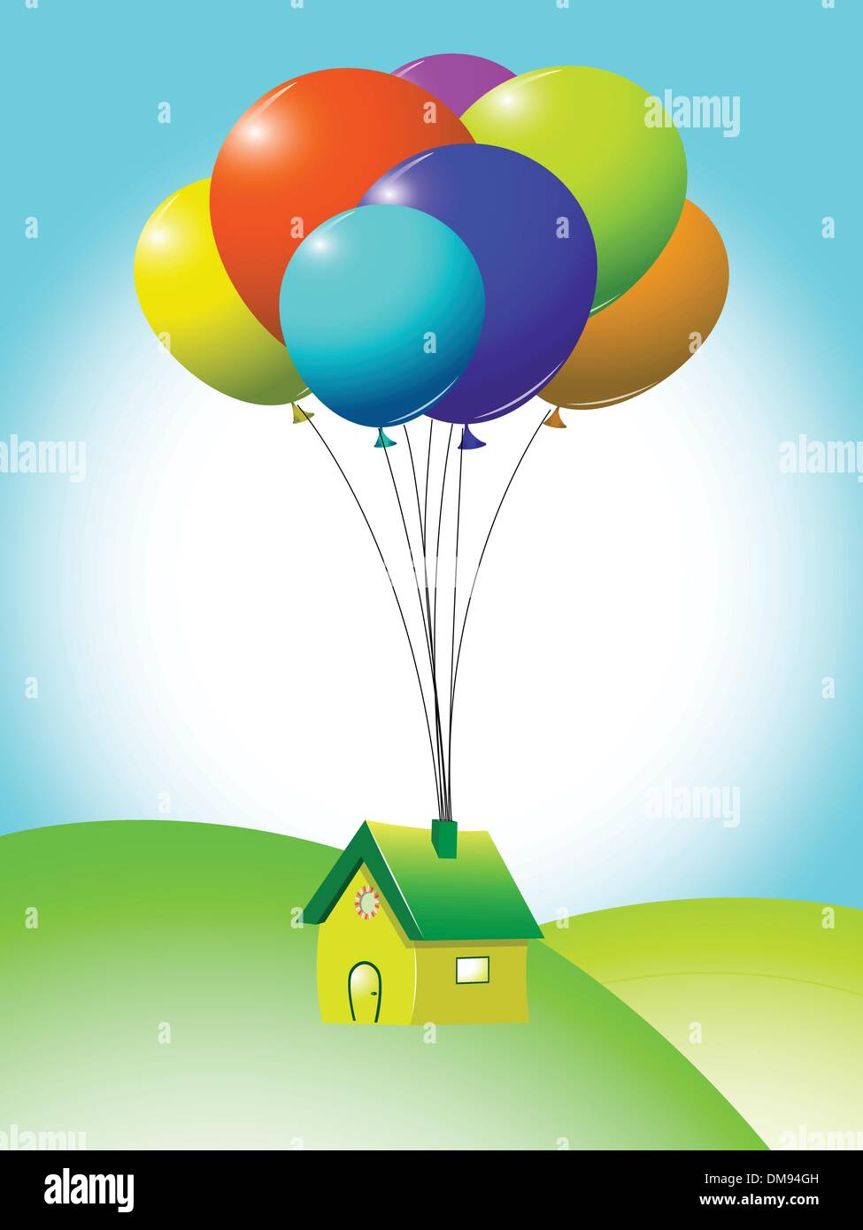 Flying home Stock Vector Images - Alamy
