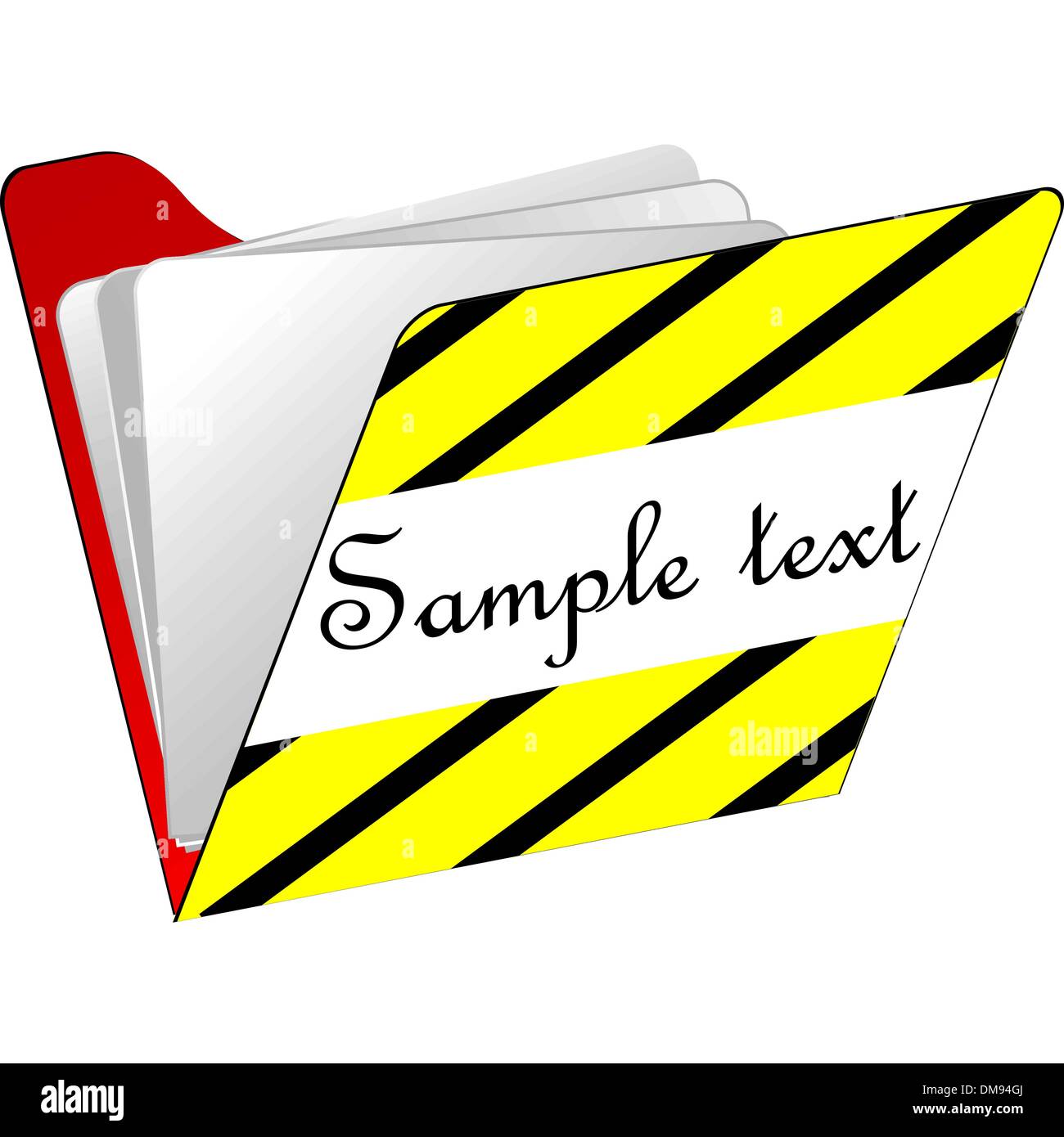 Envelope mail folder Stock Vector Images - Alamy