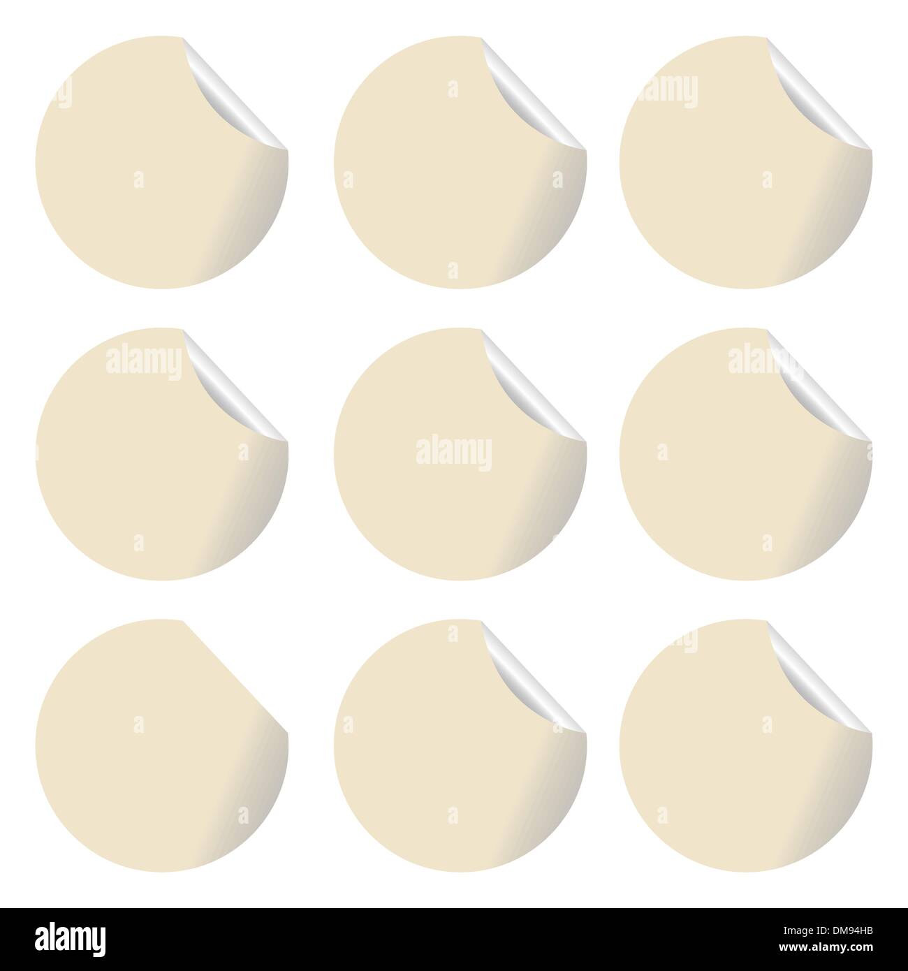 fresh round labels Stock Vector Image & Art - Alamy